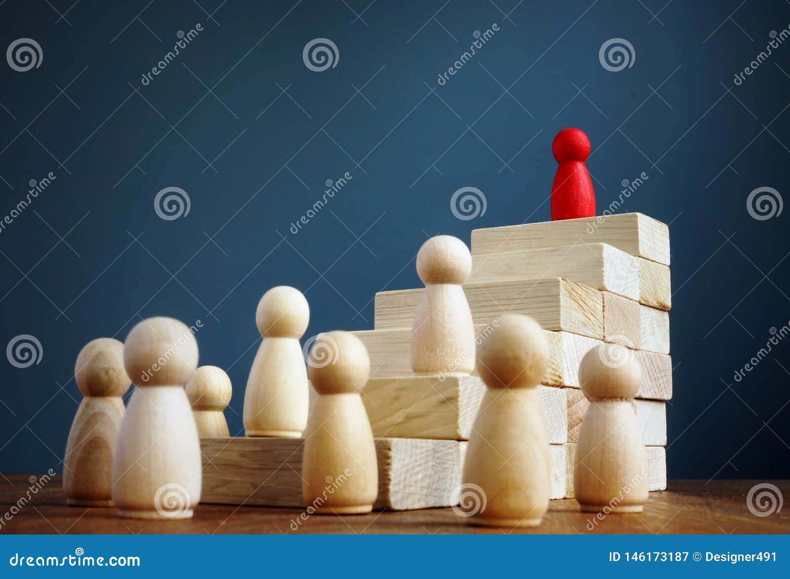 Career Growth and Development. Stairs from Blocks Stock Image - Image ...