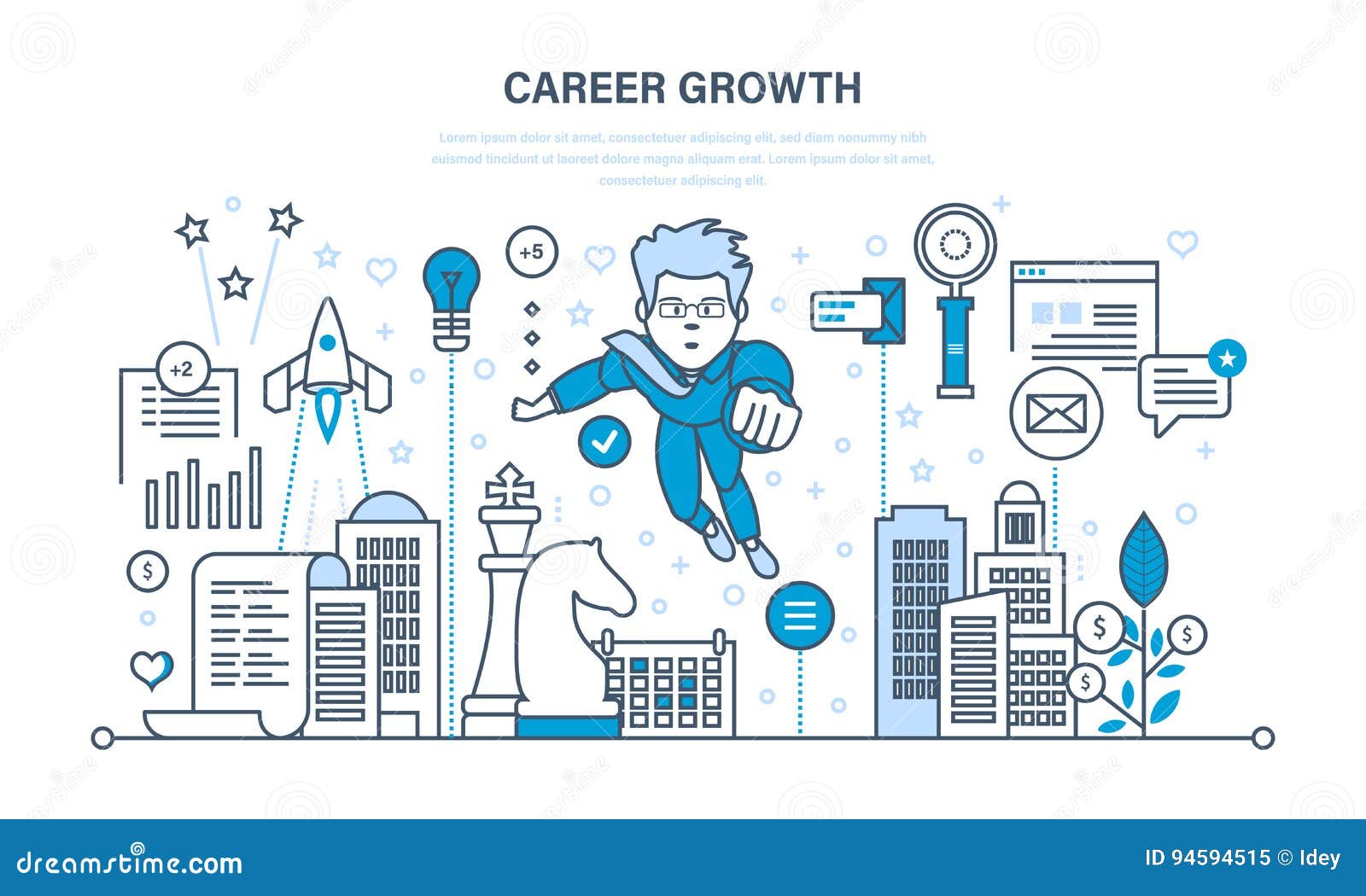 Career Growth, Progress in Education, Experience, Improving Personal ...