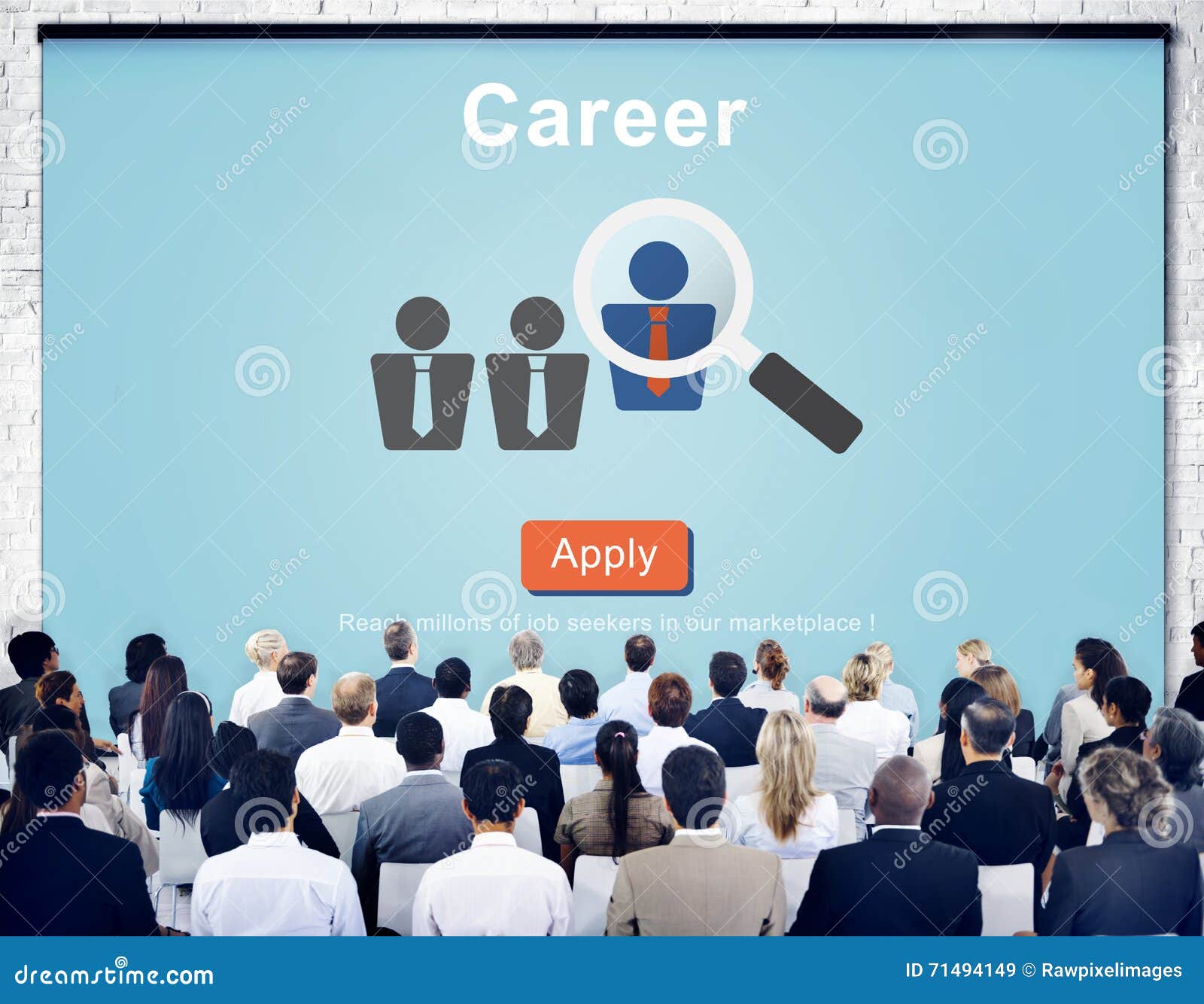 Career Job Profession Apply Hiring Concept Stock Image - Image of ...