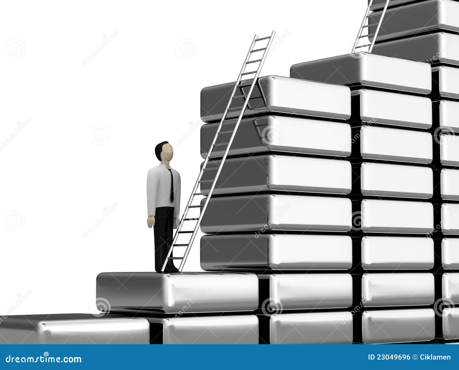Career ladder stock illustration. Illustration of graphics - 23049696