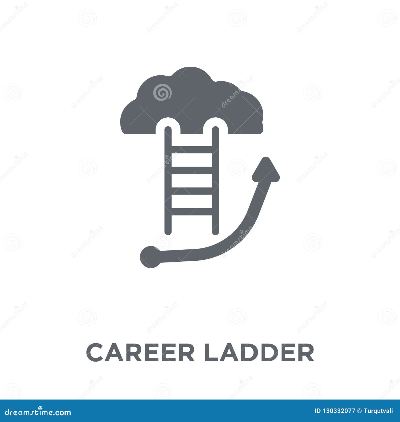 Benefits Ladder That Leads To Success High In The Sky, To Symbolize ...