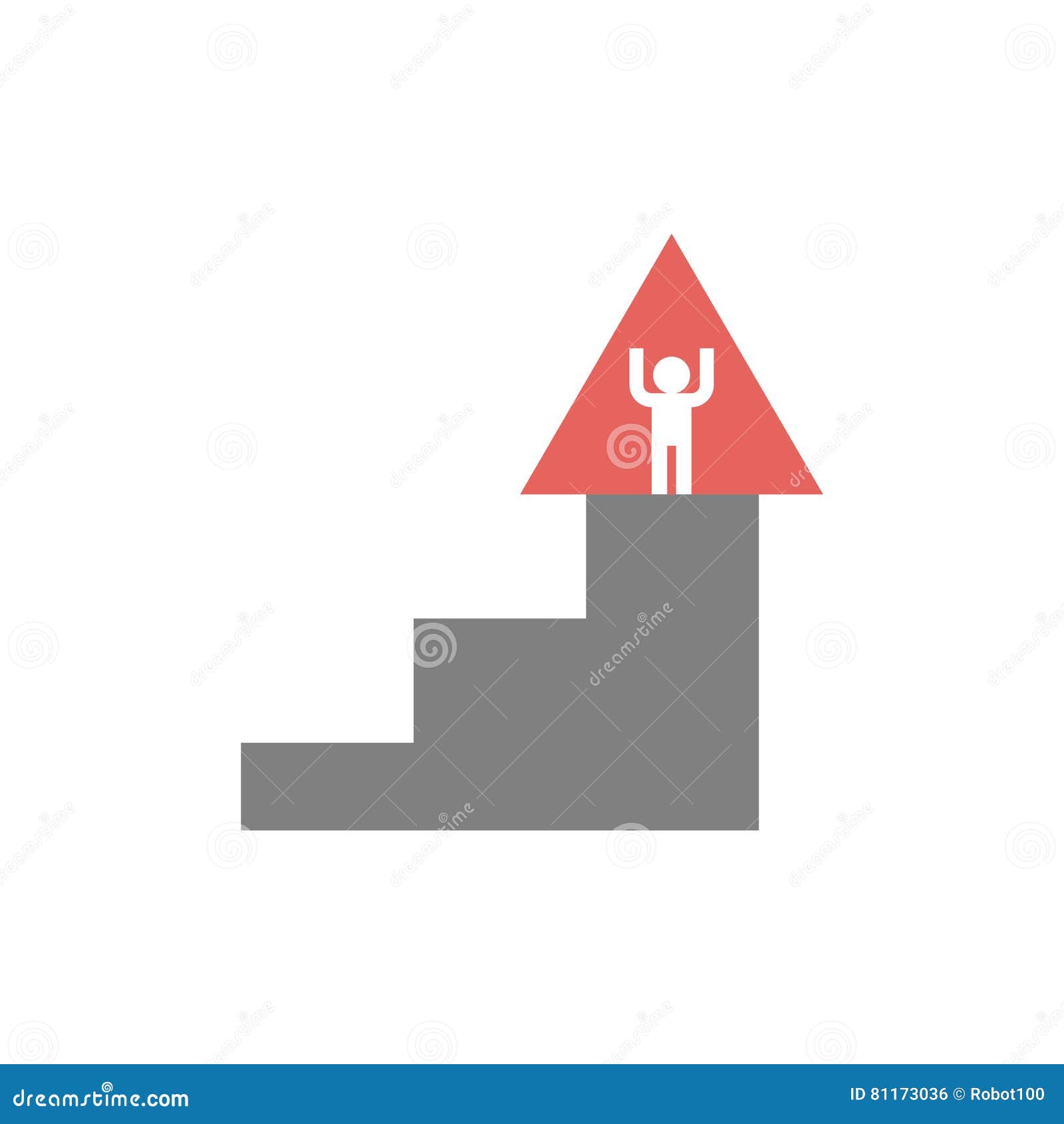 Career Ladder Logo. Steps Sign. Climbing Emblem. Stock Vector ...