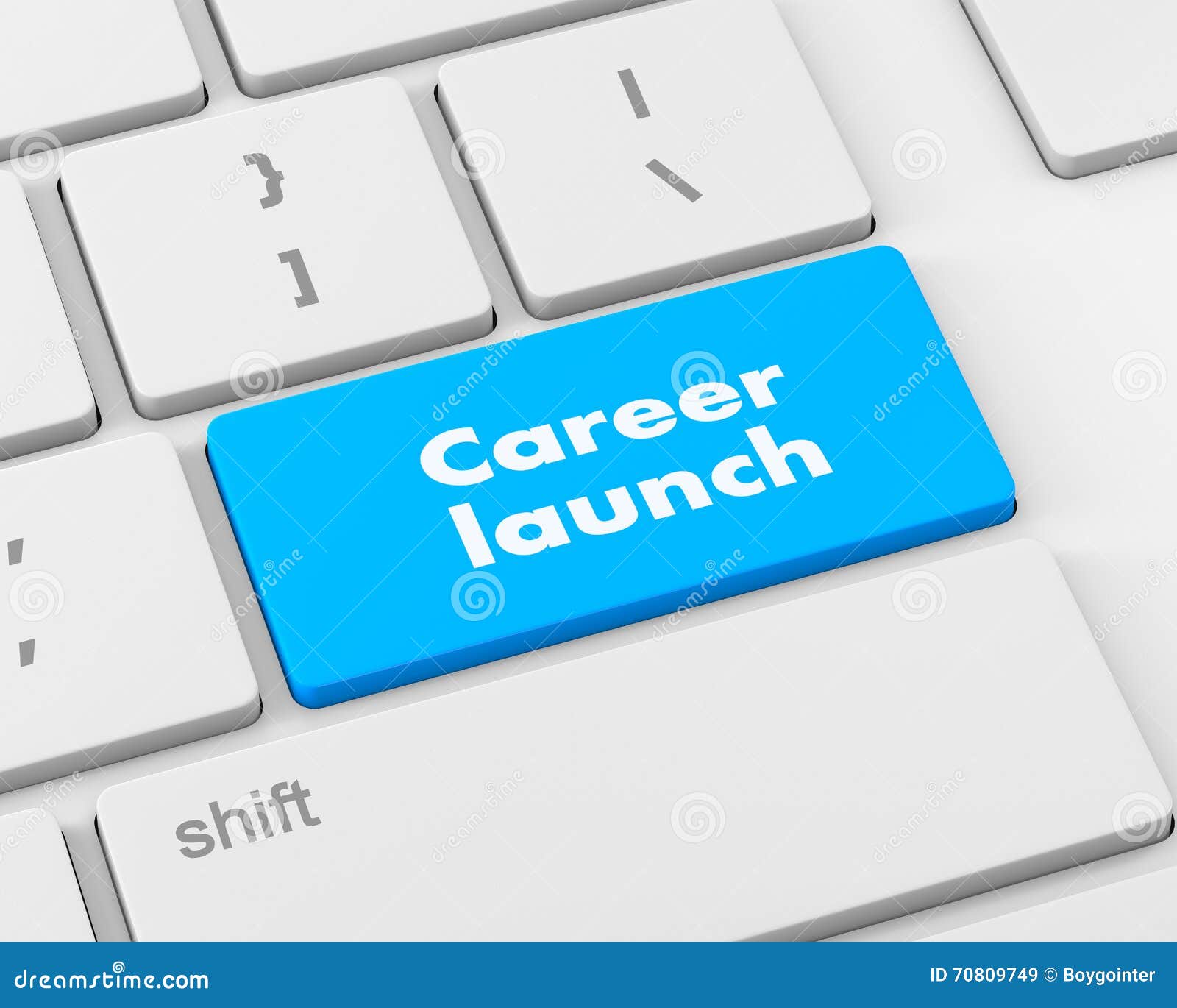 Career launch stock illustration. Illustration of manager - 70809749