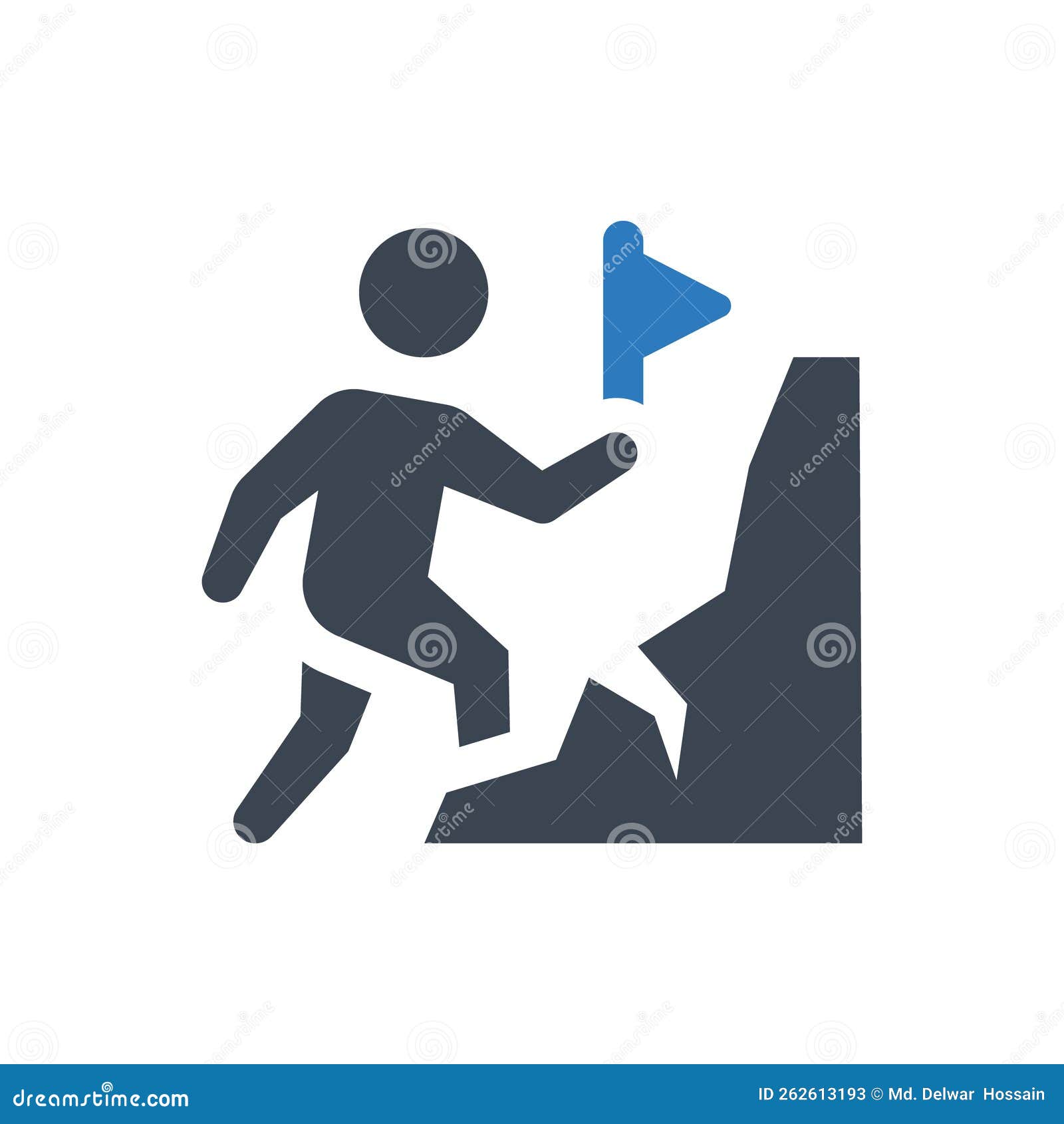 Career objective icon stock vector. Illustration of symbol - 262613193