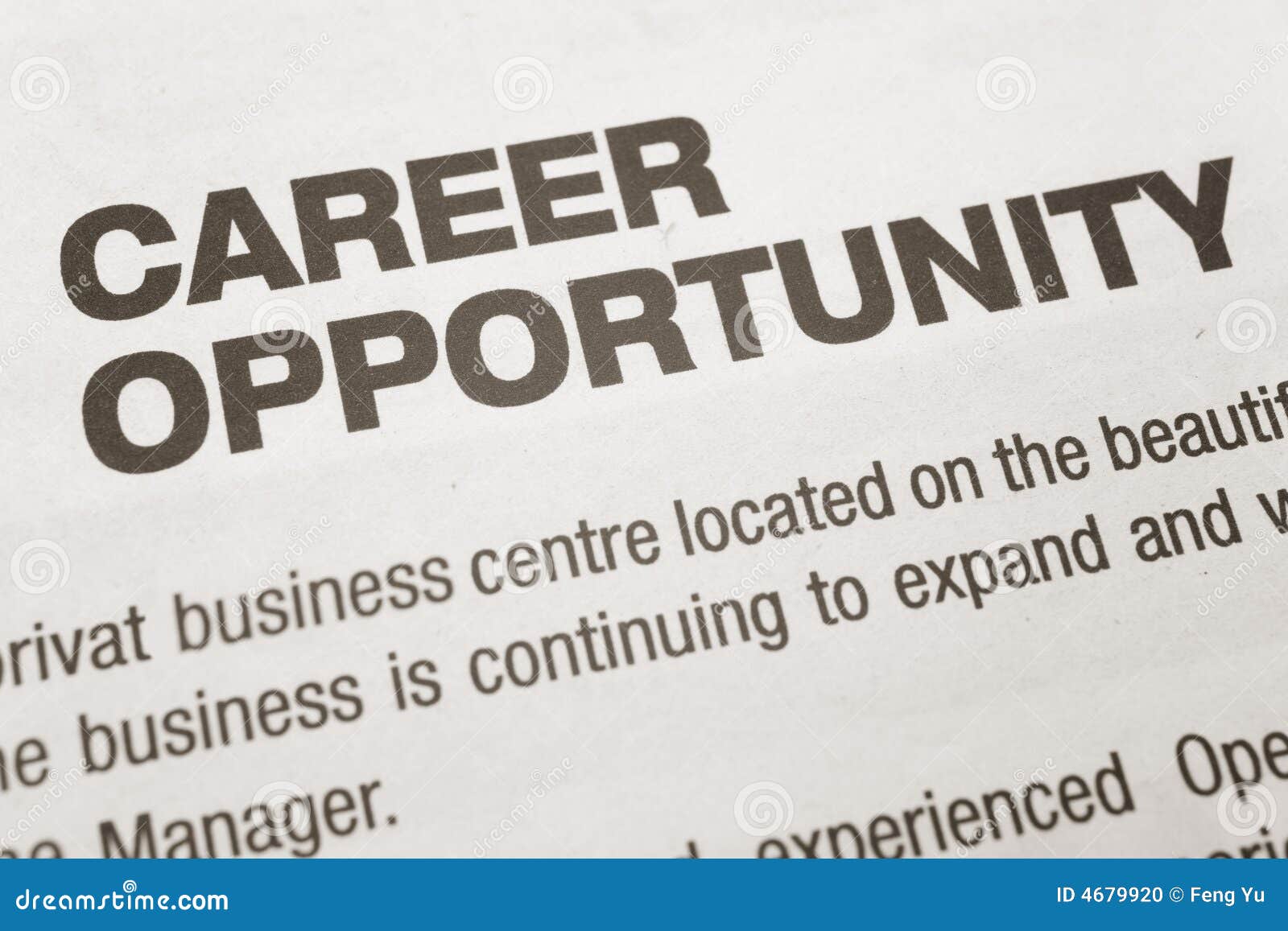 Career Opportunity stock photo. Image of career, opportunity - 4679920