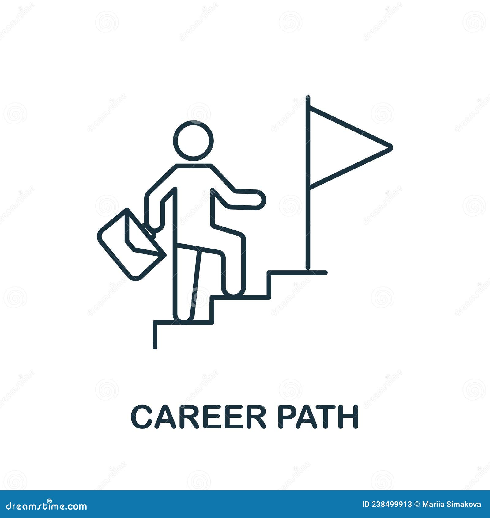 Career Path Icon. Line Element from Corporate Development Collection ... Career Path Icon. Line Element from Corporate Development Collection ...