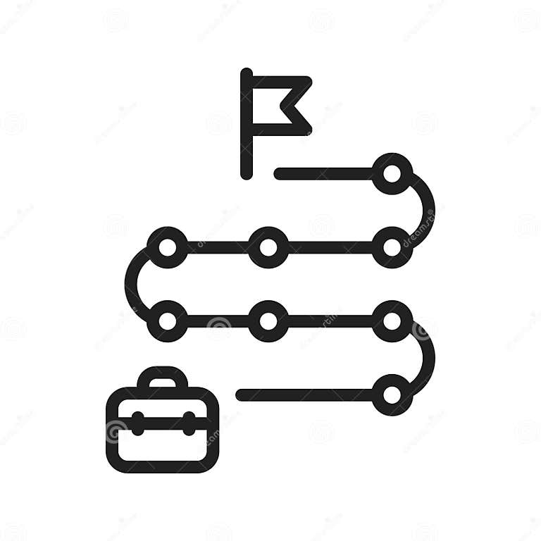 Career Path Icon Vector Image. Stock Vector - Illustration of concept ...