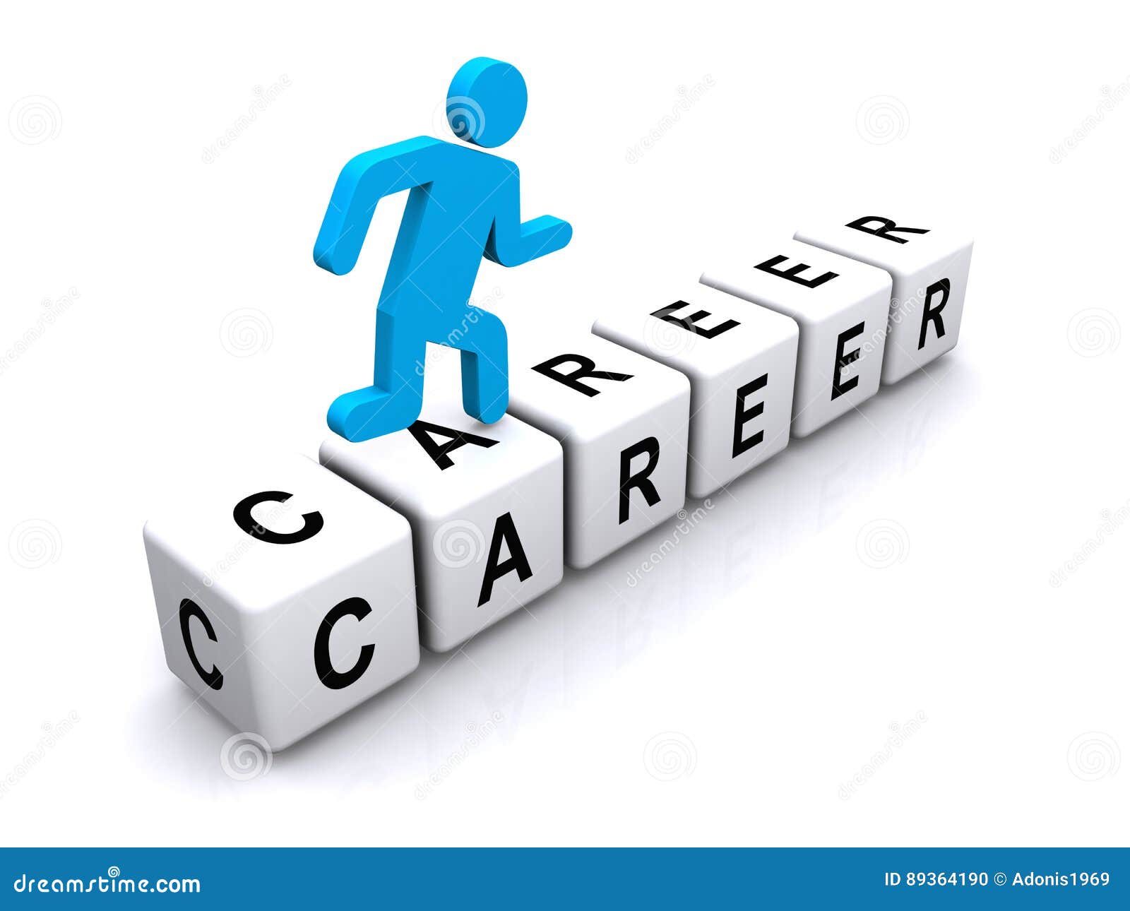 Career path stock illustration. Illustration of employing - 89364190