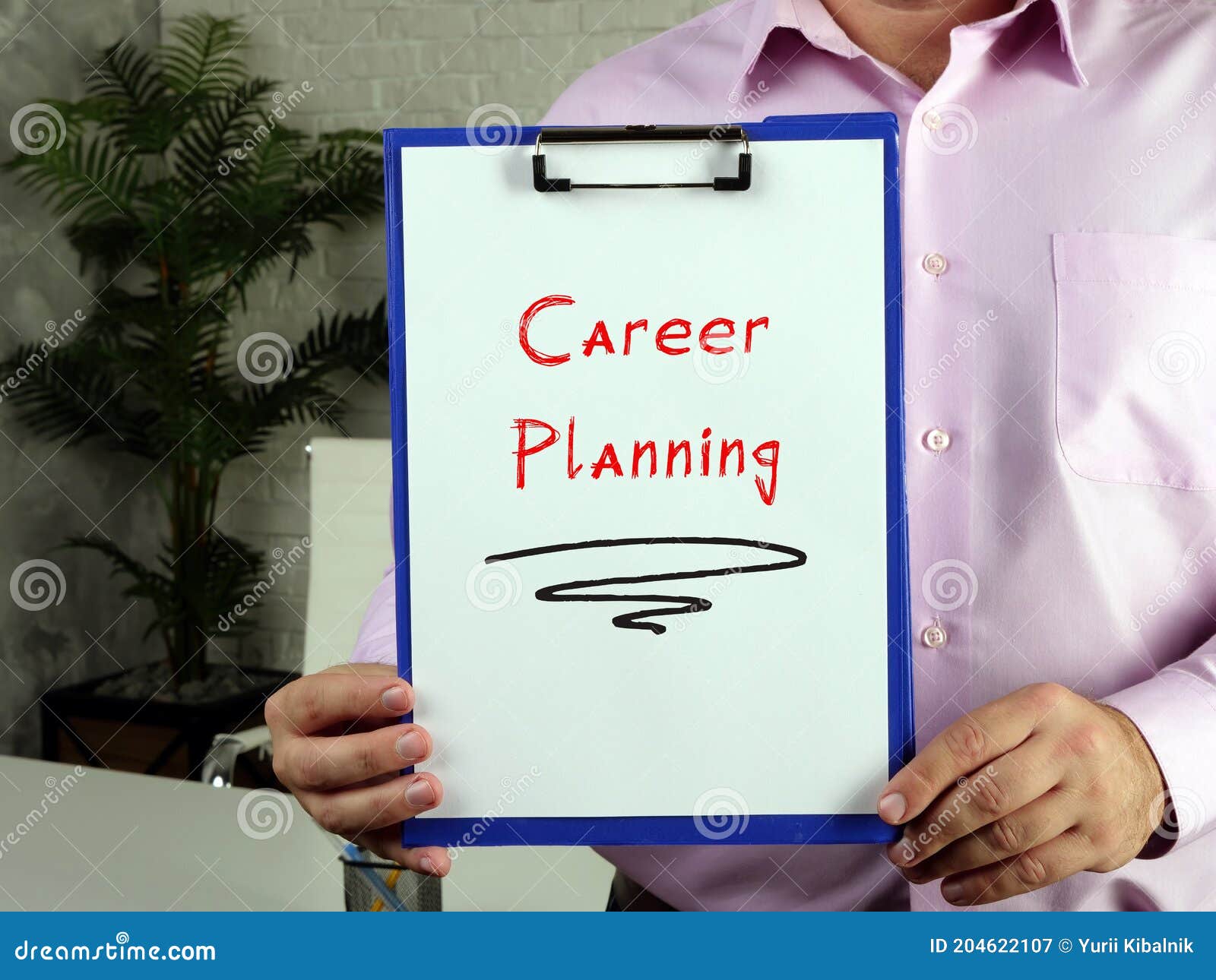 Career Planning Sign on the Page Stock Image - Image of property ...