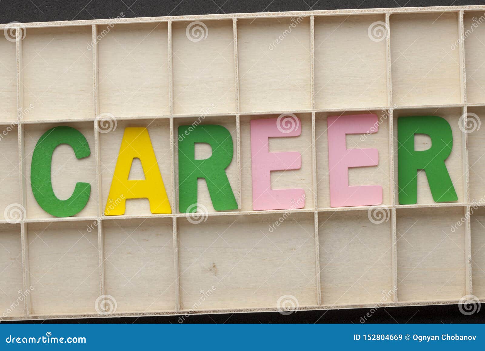 Career Spelled Wooden Letters Stock Image - Image of ability, search ...