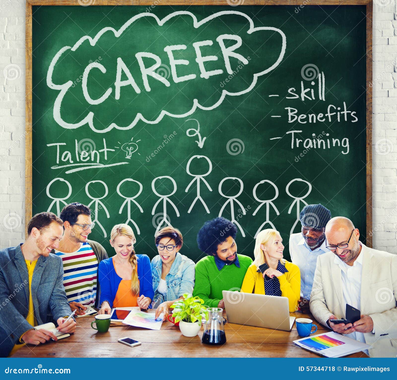 Career Talent Skill Talent Benefits Occupation Concept Stock Photo ...
