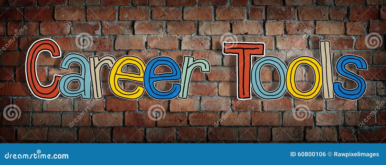 Career Tools Word on Brick Wall Concept Stock Photo - Image of tools ...