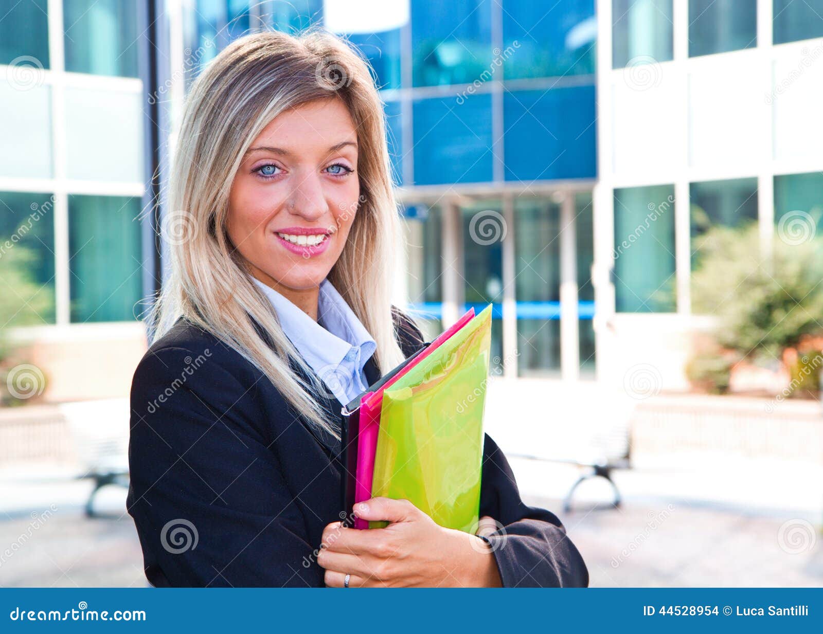 Career woman stock photo. Image of bright, diary, front - 44528954