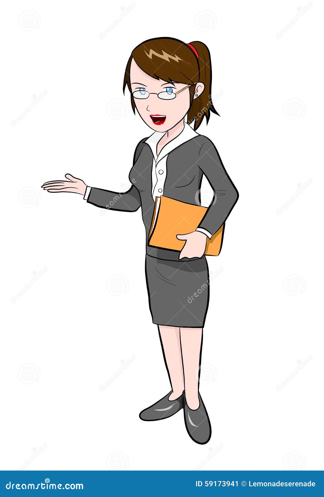 Career Woman stock vector. Illustration of business, career - 59173941