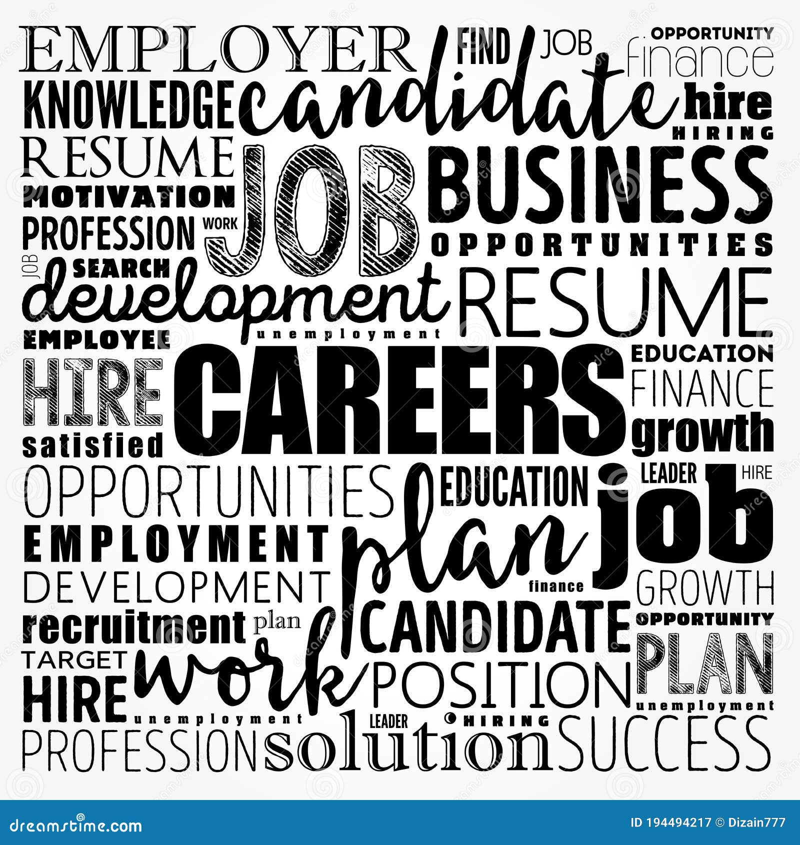CAREERS Word Cloud Collage Royalty-Free Stock Photography ...