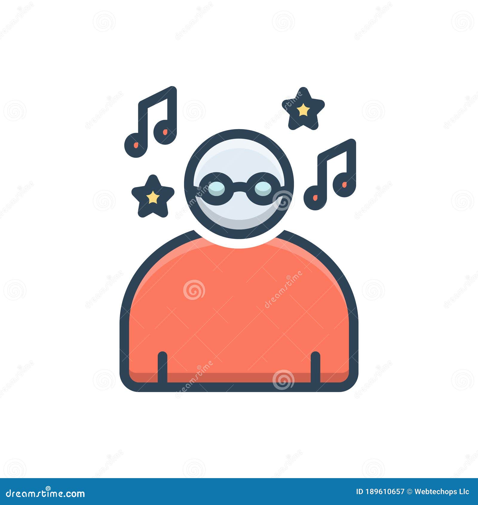 Color Illustration Icon for Carefree, Careless and Reckless Stock ...