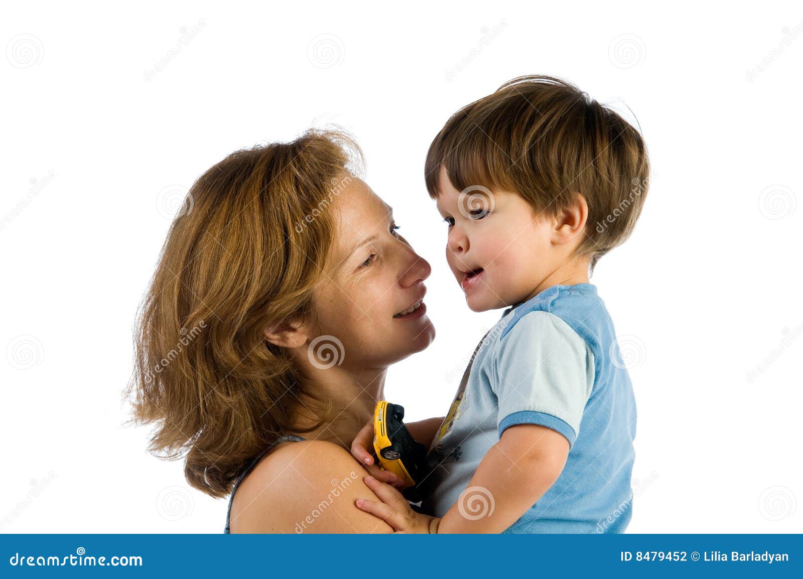 Careful mother with child stock photo. Image of cheerful - 8479452