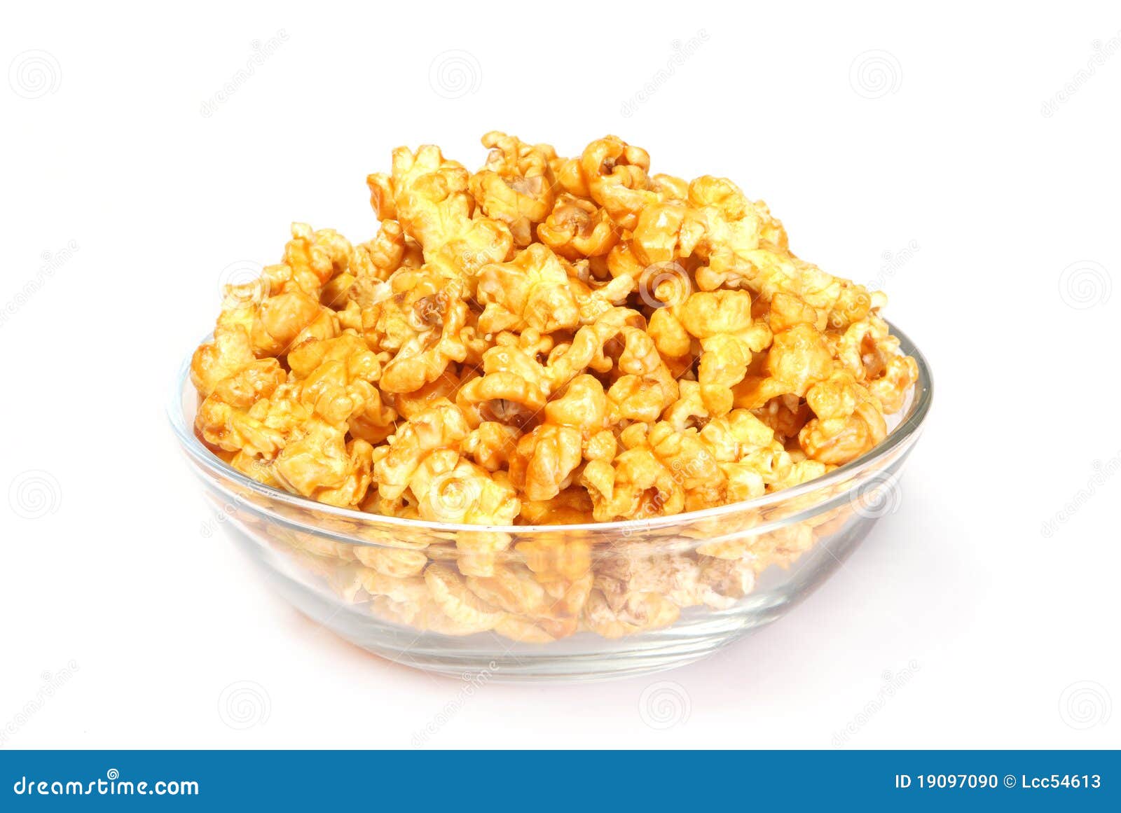 Caremel popcorn stock photo. Image of kernal, snack, isolated - 19097090