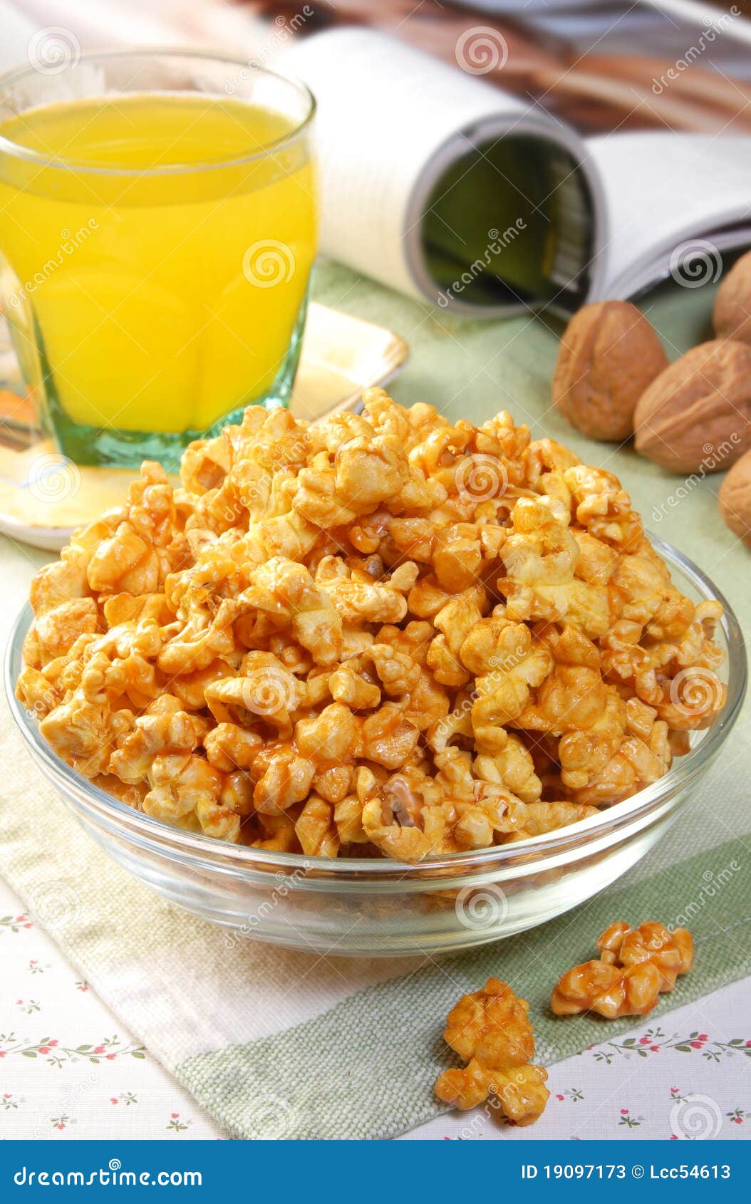 Caremel popcorn stock image. Image of candy, caremel - 19097173