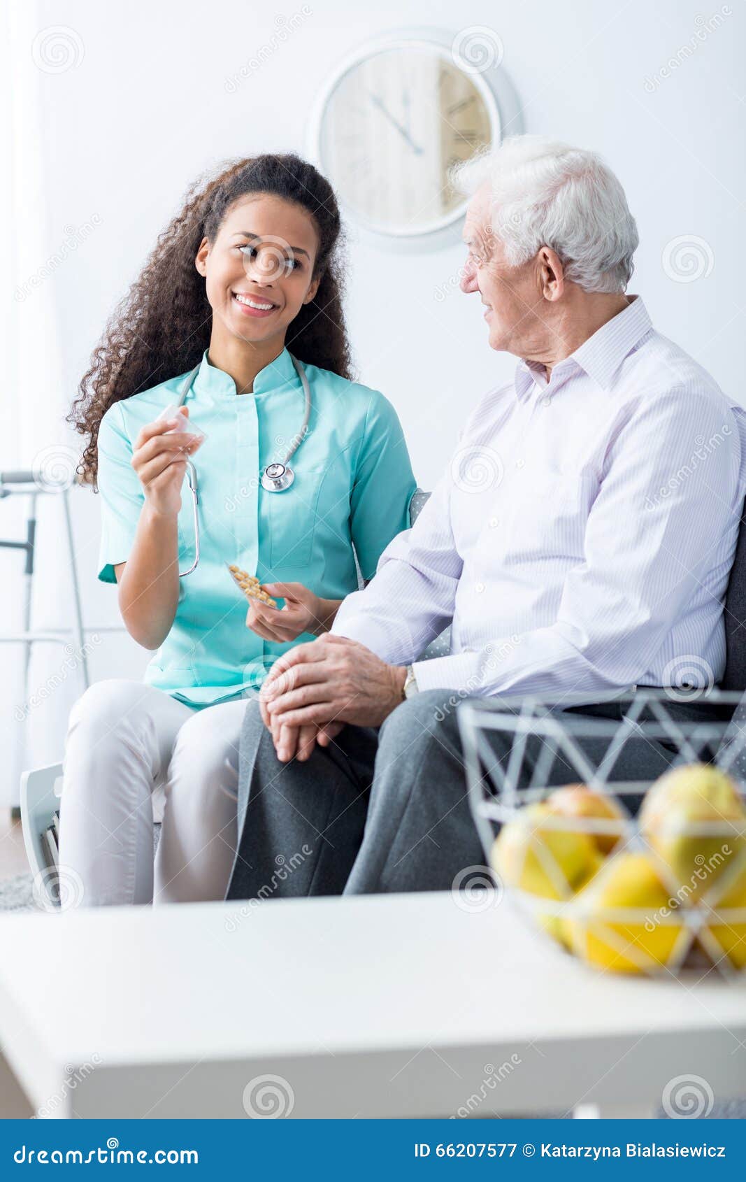 Carer Keeping Patient Company Stock Image - Image of nursing, assist ...