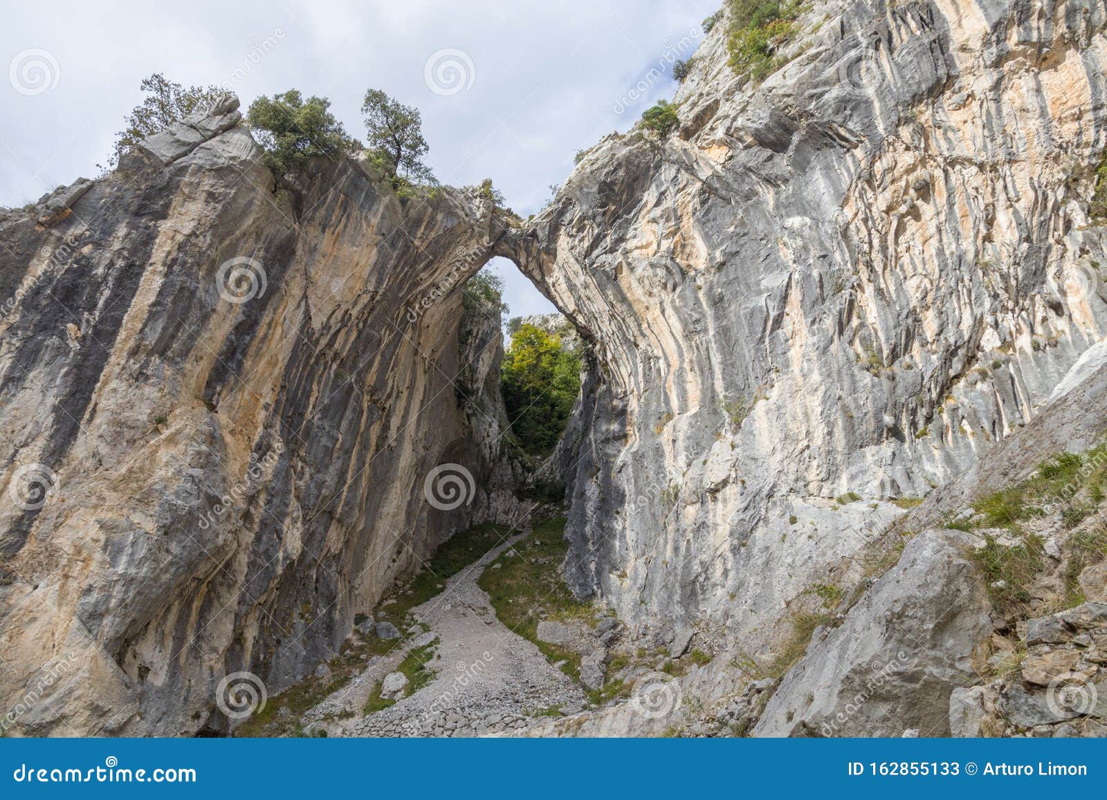 Cares River Pathway in Spain Stock Image - Image of backpacking ...