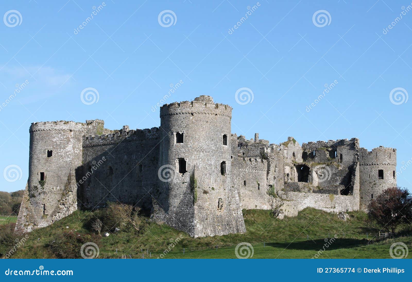 Carew Castle stock photo. Image of castle, ruin, travel - 27365774
