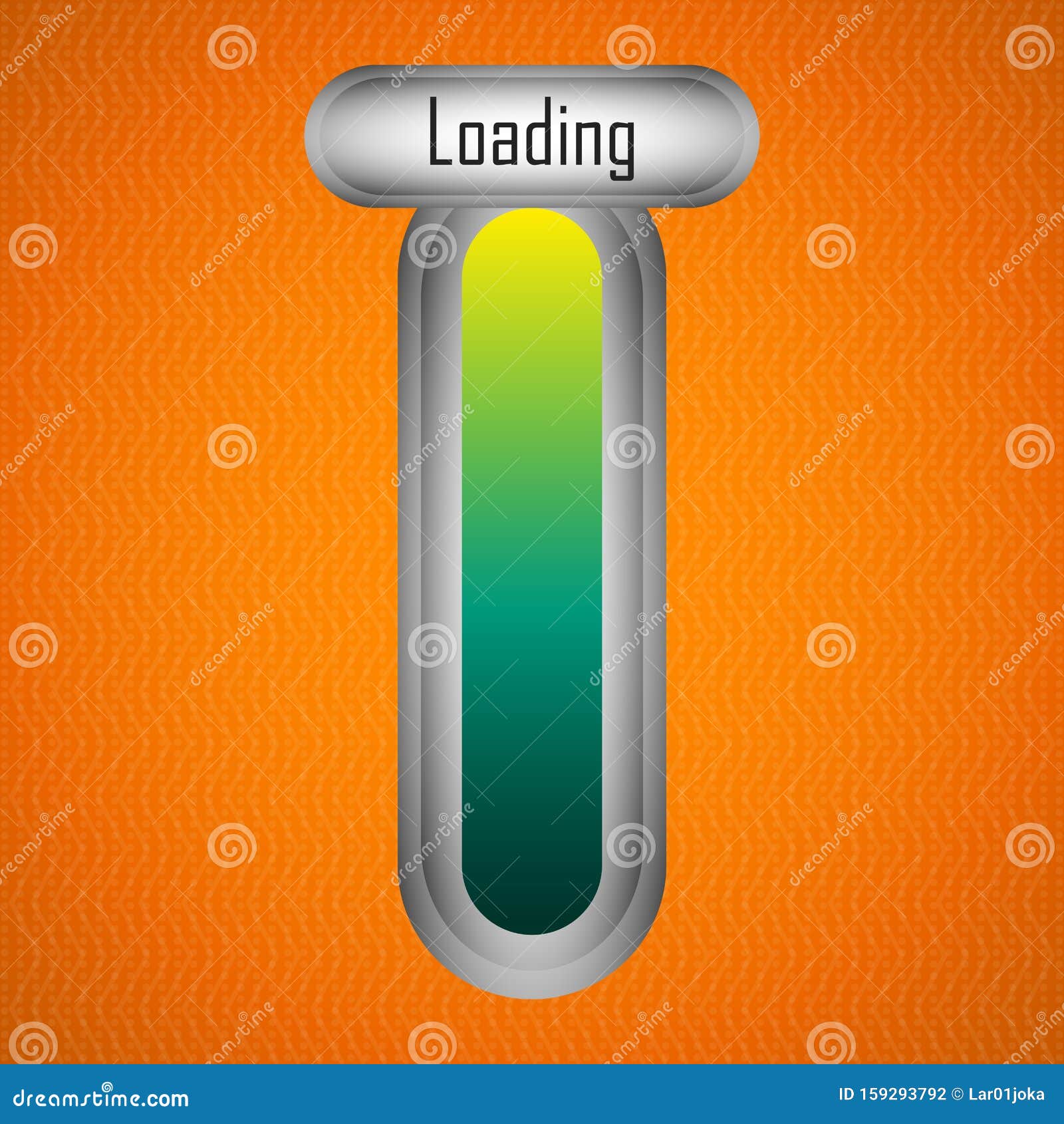 Cargando imagen de barra ilustración del vector. Ilustración de muestra ...