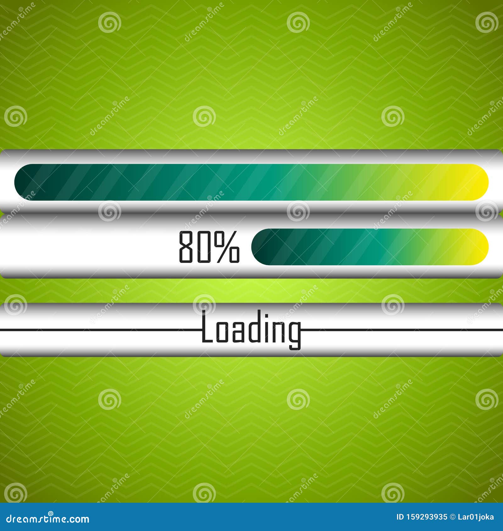 Cargando imagen de barra ilustración del vector. Ilustración de moderno ...