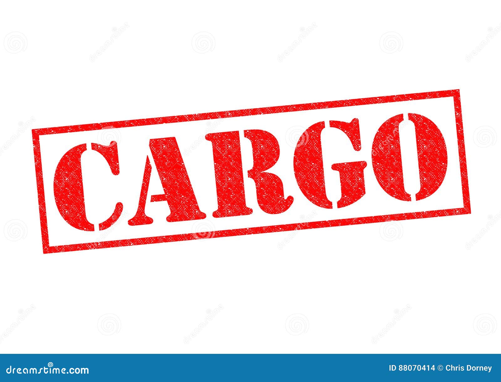 Cargo stock de ilustración. Ilustración de etiqueta, rojo - 88070414