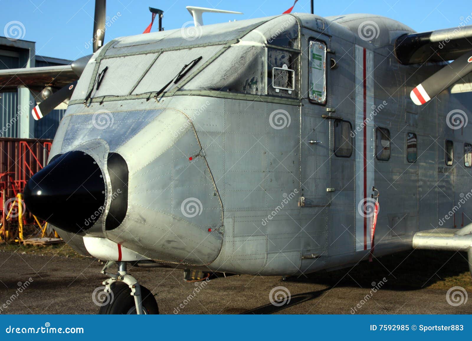 Cargo Airplane stock image. Image of airport, propeller - 7592985