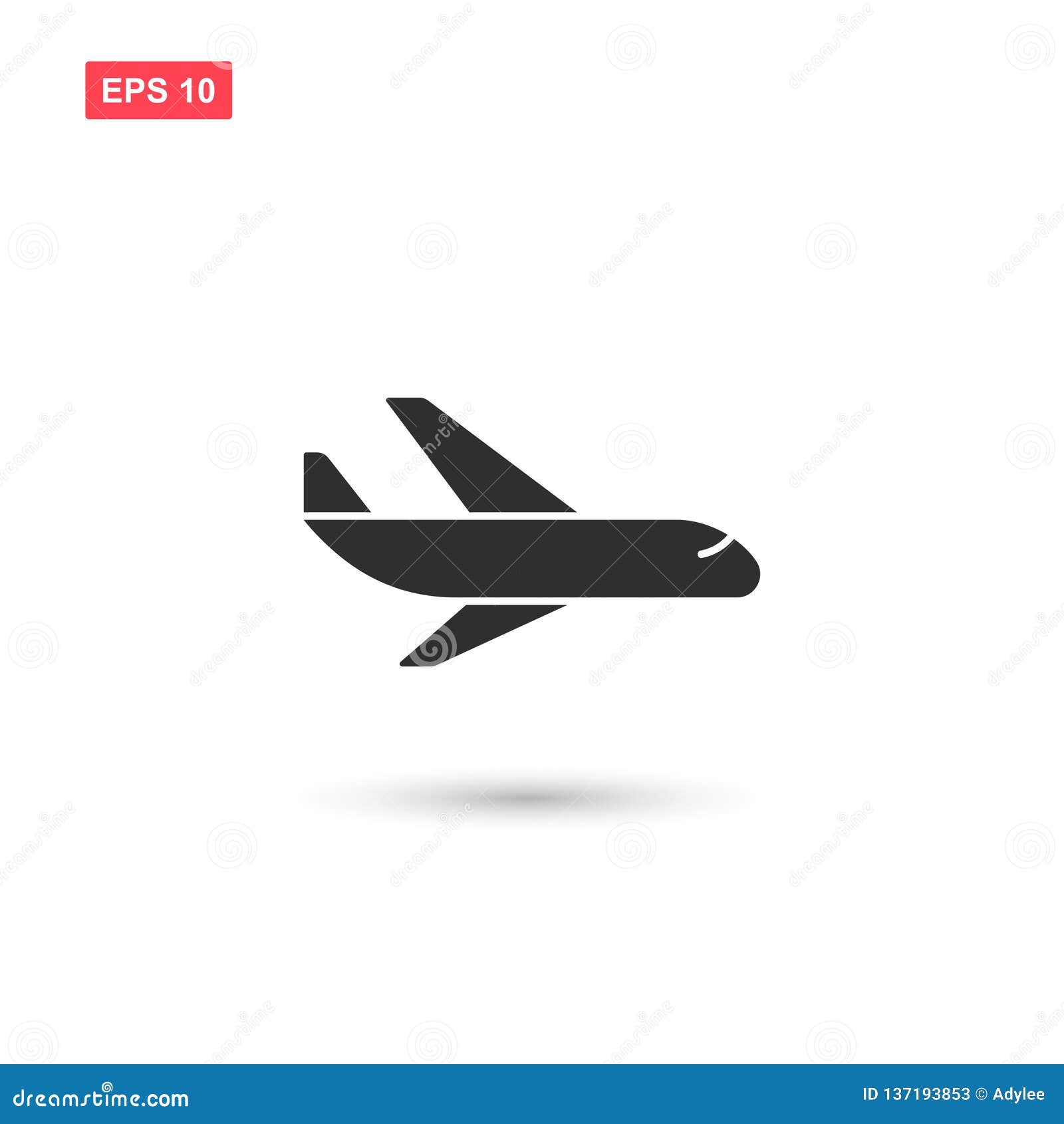 Cargo Airplane Icon Vector Design Isolated Stock Vector - Illustration ...