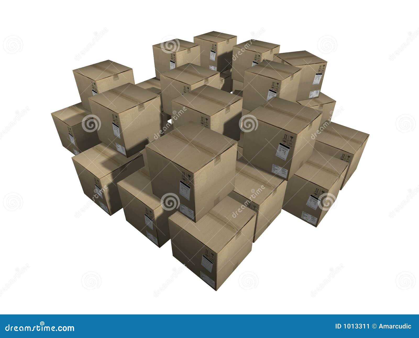 Cargo Boxes Stock Photo | CartoonDealer.com #12044352