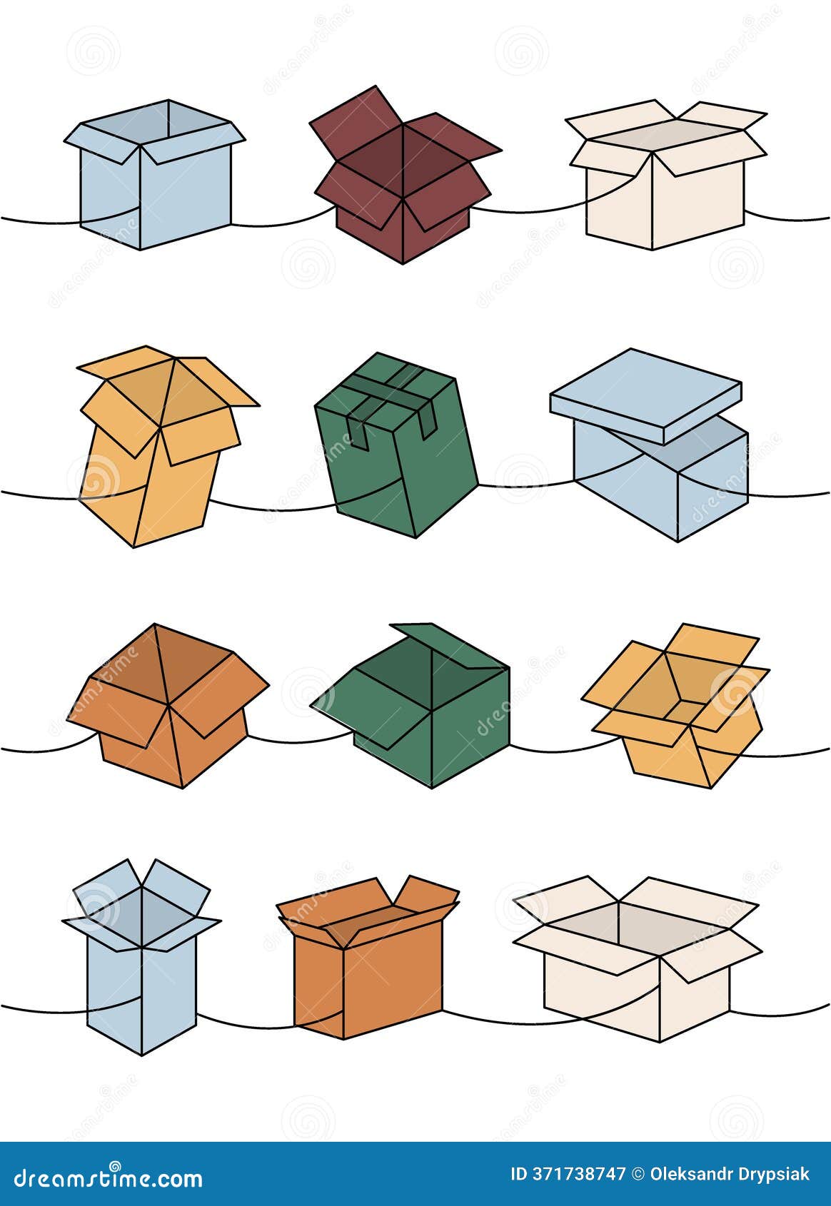 Cargo Boxes Stock Image | CartoonDealer.com #37871557