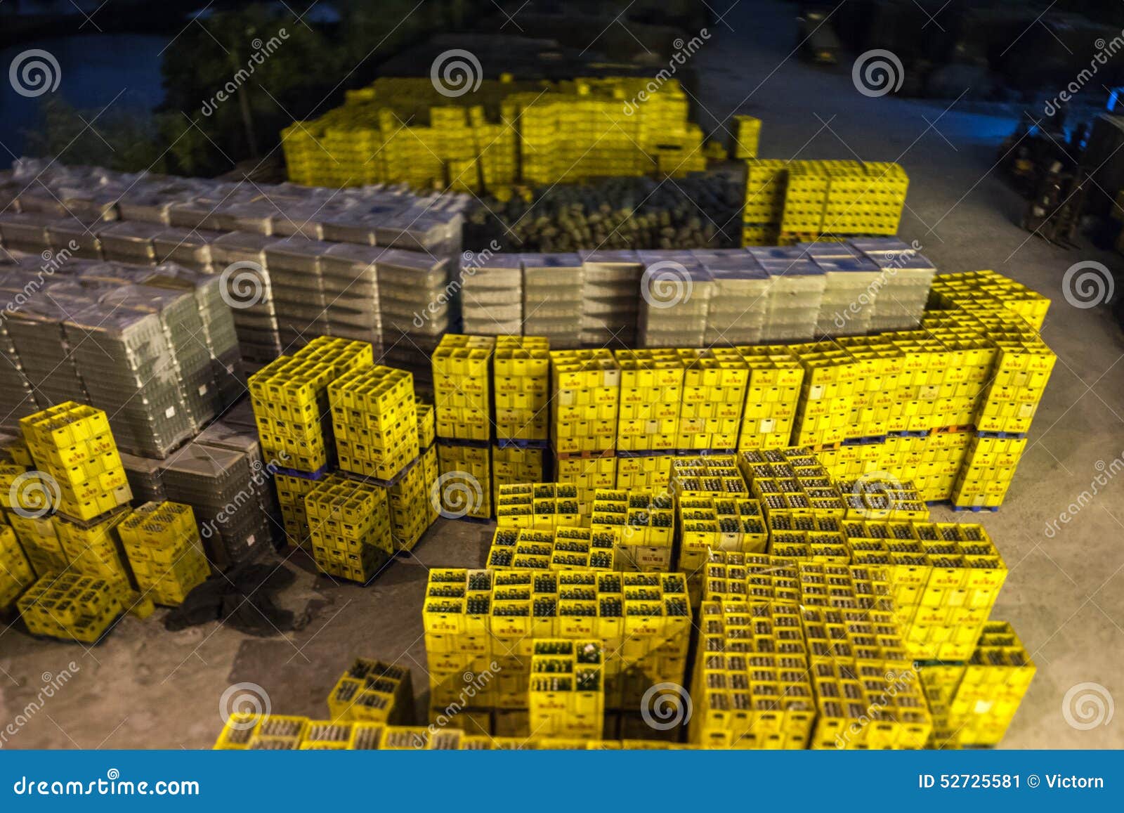 Cargo boxes stock image. Image of outdoor, goods, bottle - 52725581
