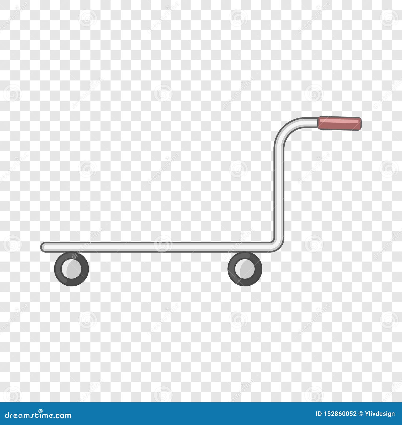 Cargo Cart Icon, Cartoon Style Stock Vector - Illustration of design ...