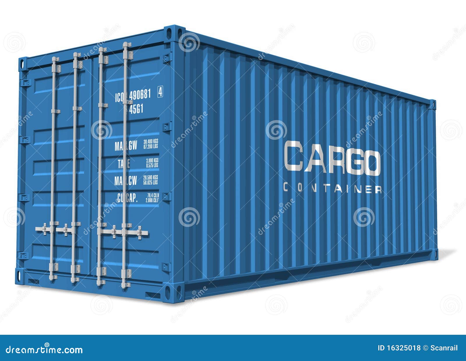 Cargo Container Icon Cartoon | CartoonDealer.com #88212513