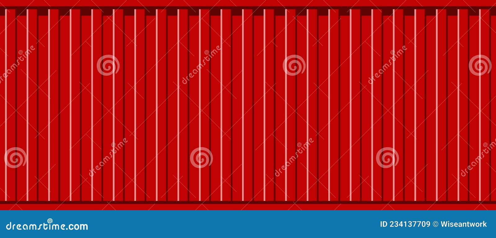 Cargo Container Background. Red Texture of Cargo Container. Structure ...