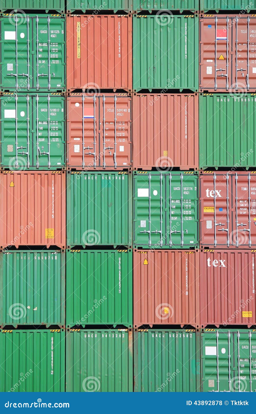 Cargo container stock photo. Image of international, transport - 43892878