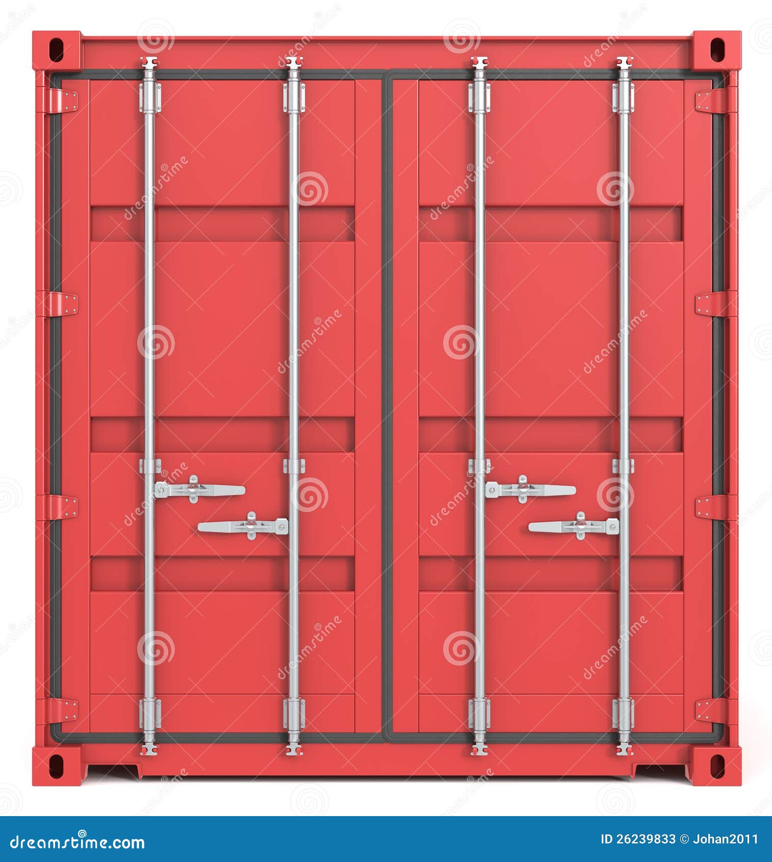 Cargo Container Front. stock image. Illustration of industry - 26239833