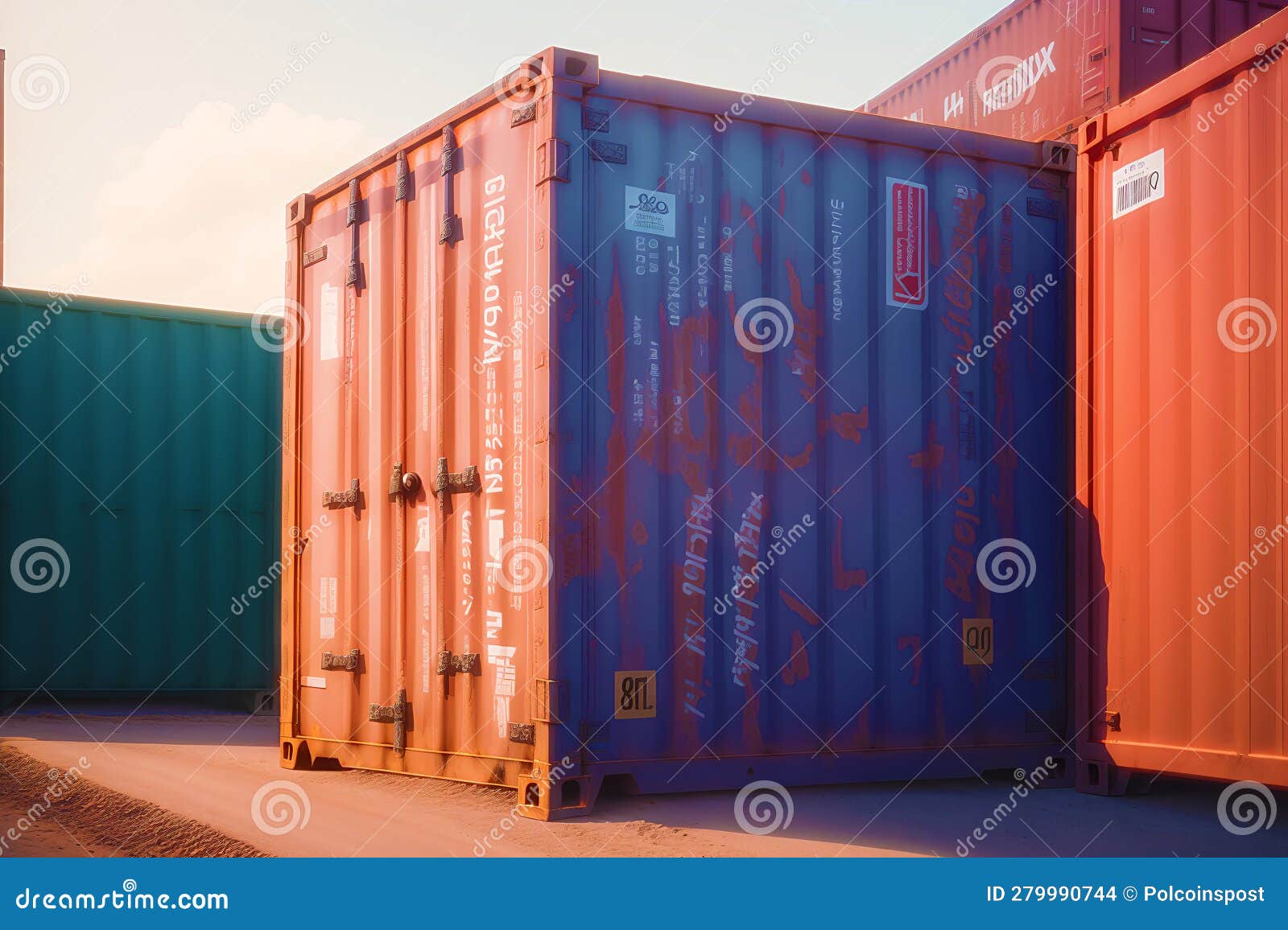 A Cargo Container The Power Of Containers Exploring The World Of Cargo And Storage Stock