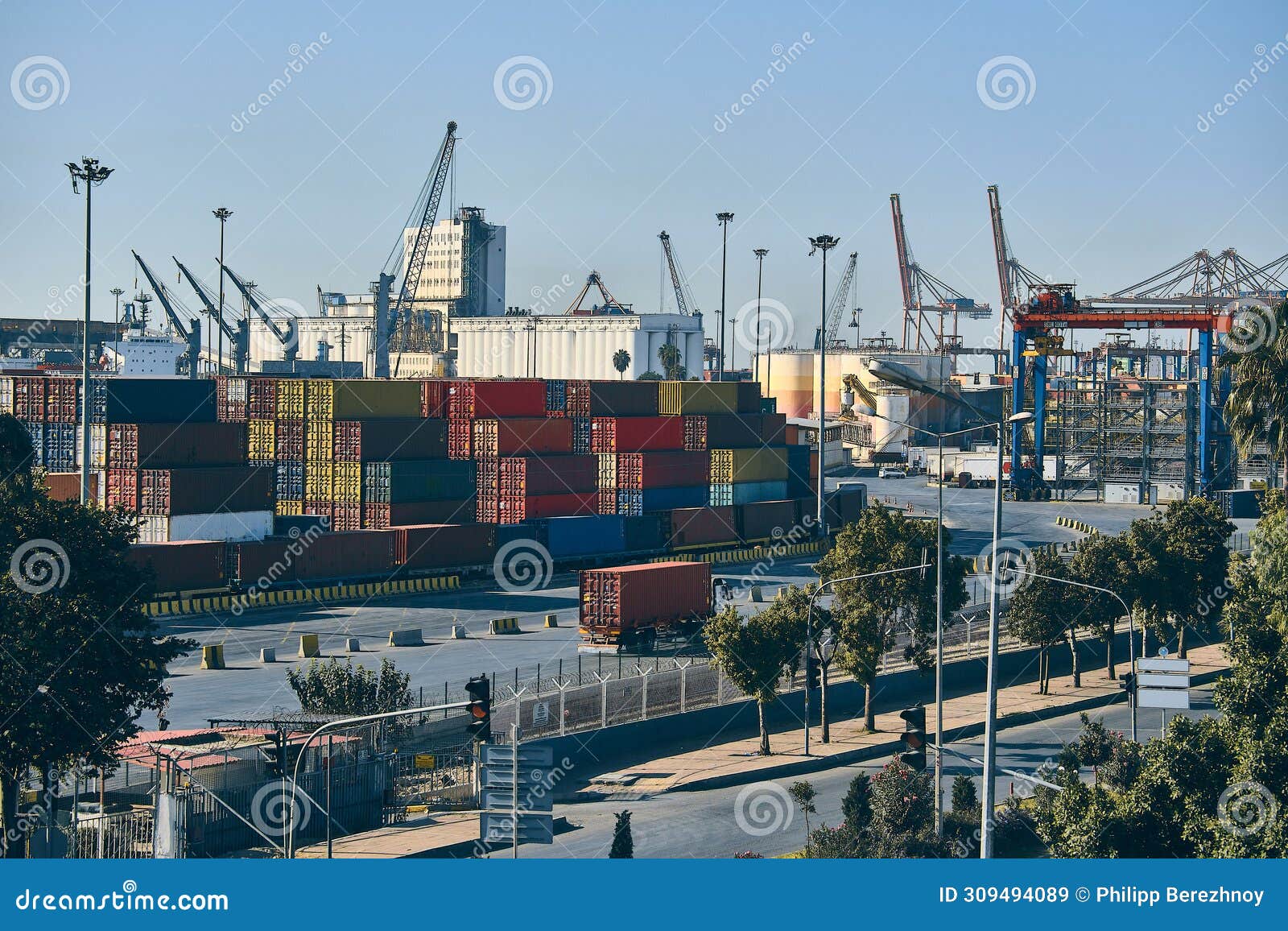 Huge Logistics Center With Racks And Goods, Blurred Photography, Defocus | CartoonDealer.com ...