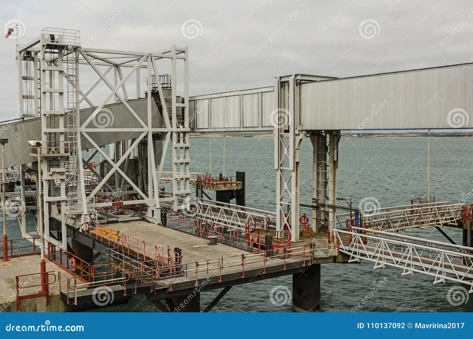 Cargo Container Terminal in Seaport Stock Photo - Image of export ...