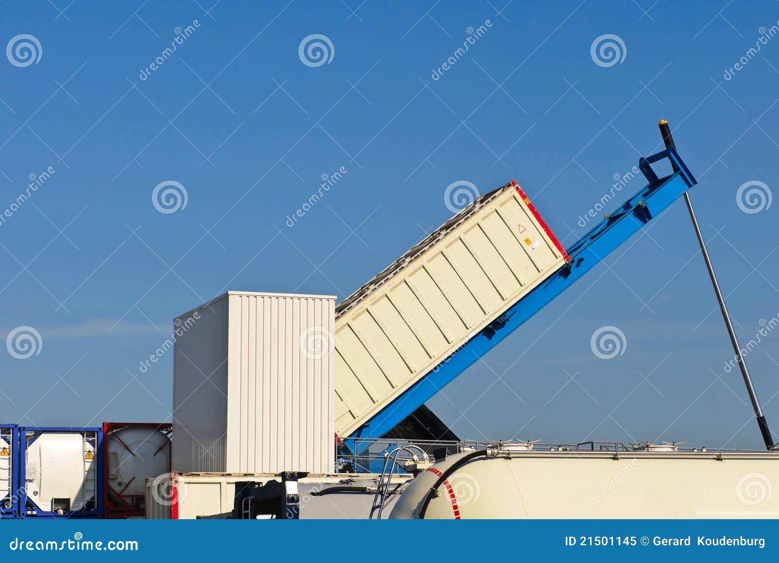 Cargo container warehouse stock image. Image of commercial - 21501145