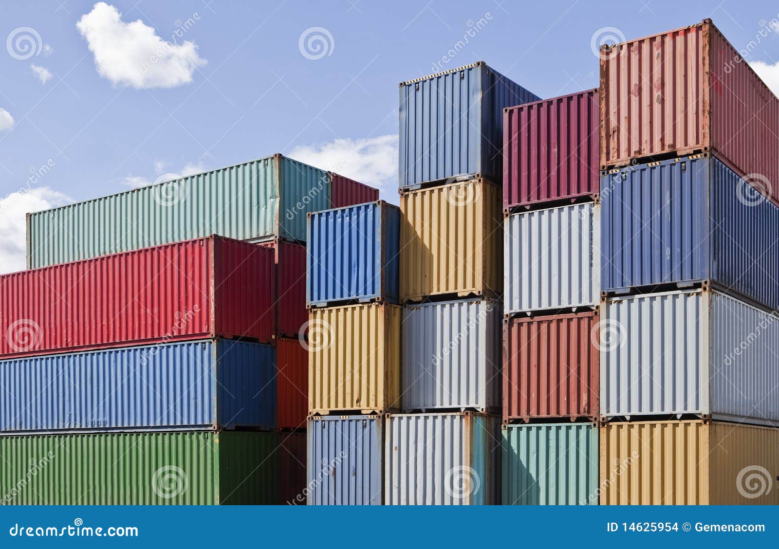 Cargo Containers stock photo. Image of transportation - 14625954
