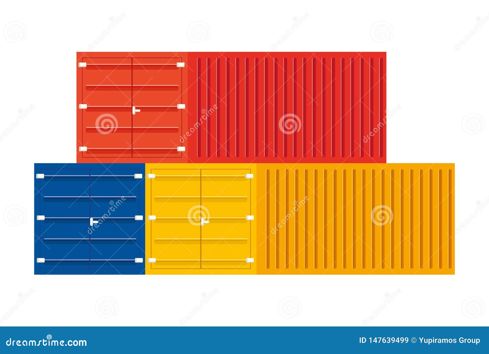 Cargo containers icon stock vector. Illustration of international ... Cargo containers icon stock vector. Illustration of international ...