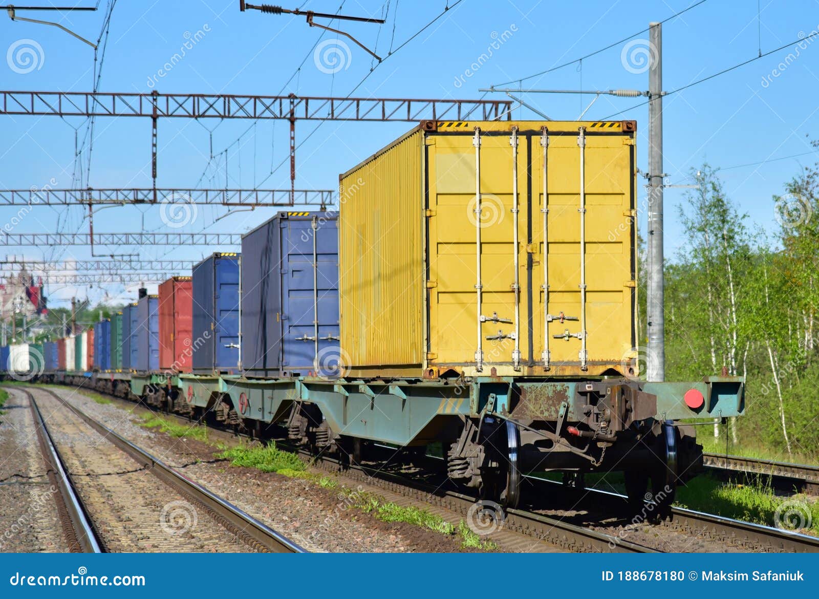 An Intermodal Container Is A Large Standardized Shipping Container ...