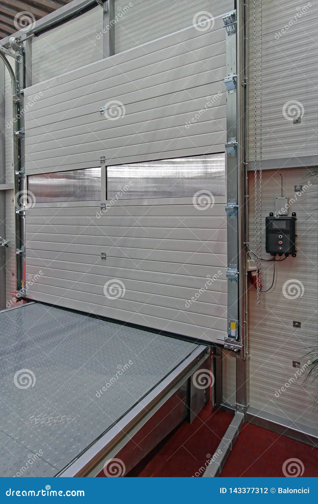 Cargo Door stock photo. Image of industrial, dock, door - 143377312