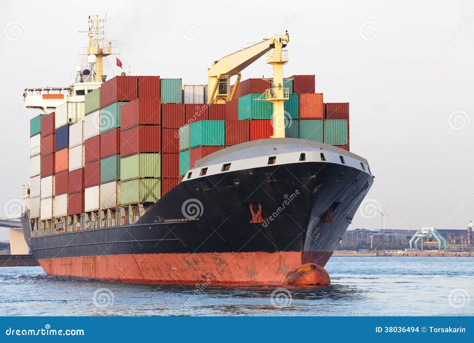 Cargo freight ship stock photo. Image of bulk, nautical - 38036494