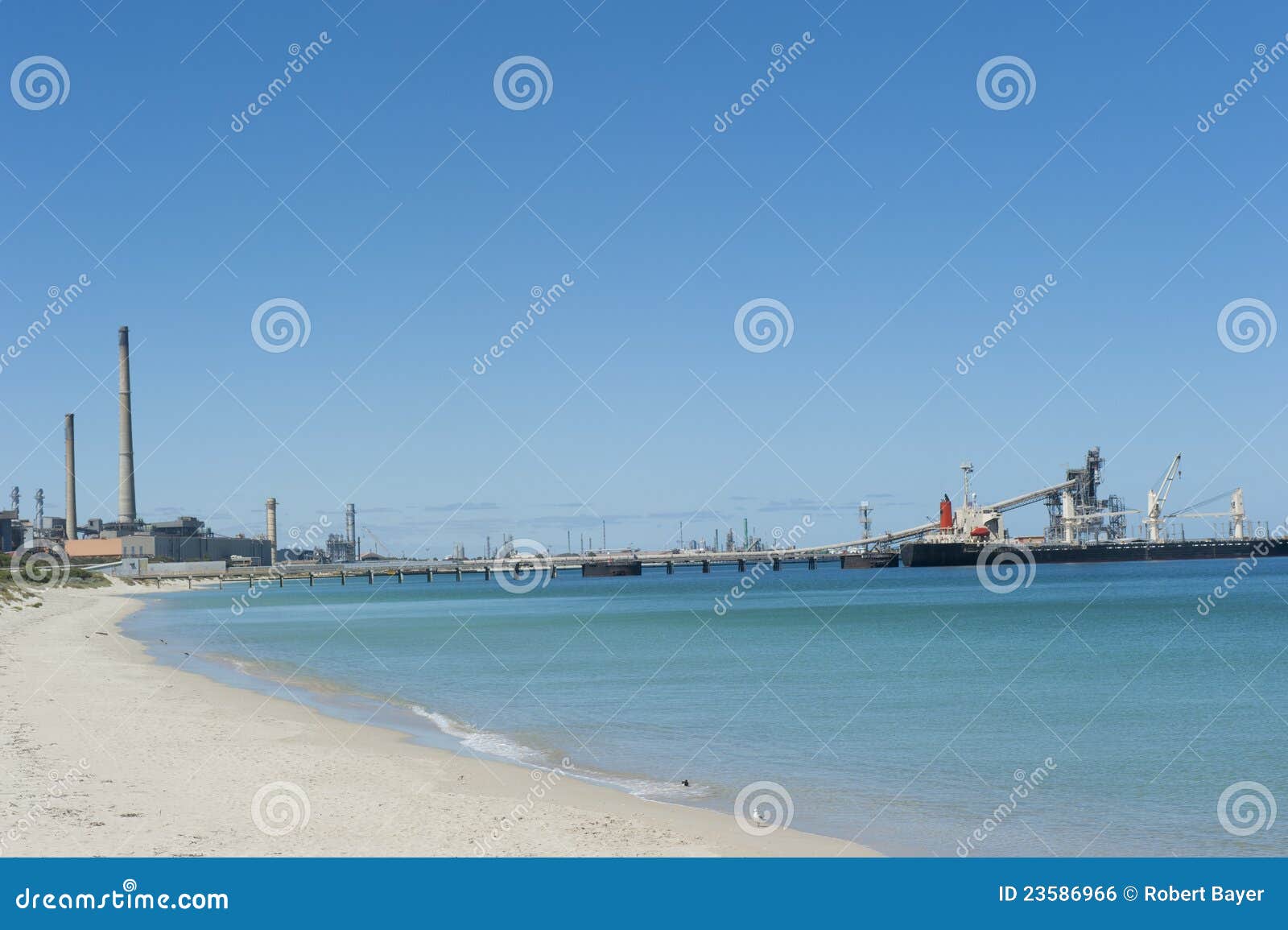 Cargo Freight Ship at Jetty Stock Photo - Image of eimport, crane: 23586966