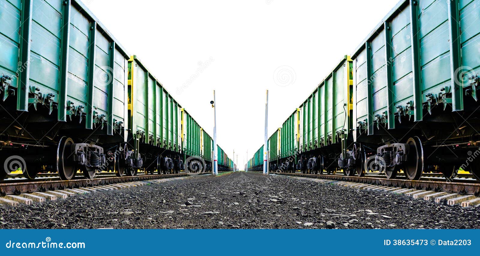 Cargo freight train stock image. Image of ship, trains - 38635473